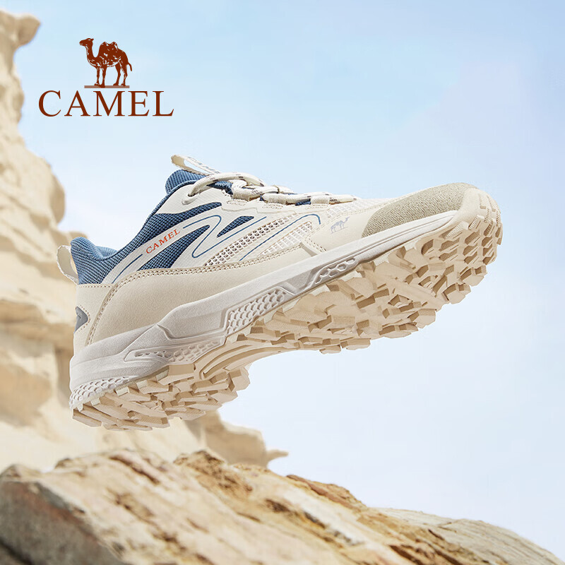 Camel outdoor female anti-slip hiking shoes breathable cushioning city ...