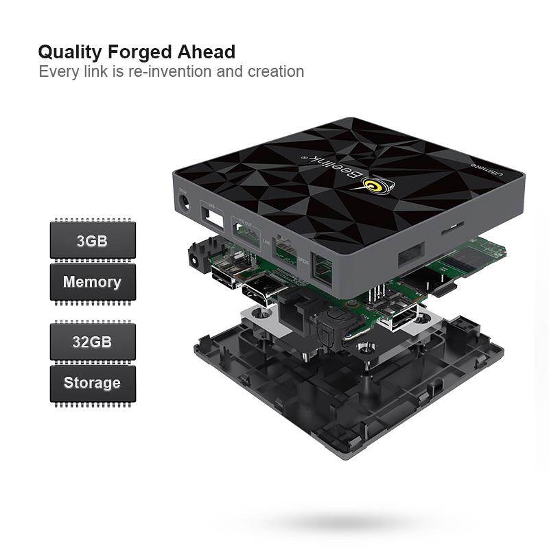 Beelink 4+32 GT1-A Voice Remote Control TV Box - Black - Hallo - ThaiPick