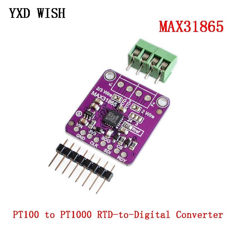 MAX31865 Temperature Sensor Module GY-MAX31865 RTD Digital Conversion ...