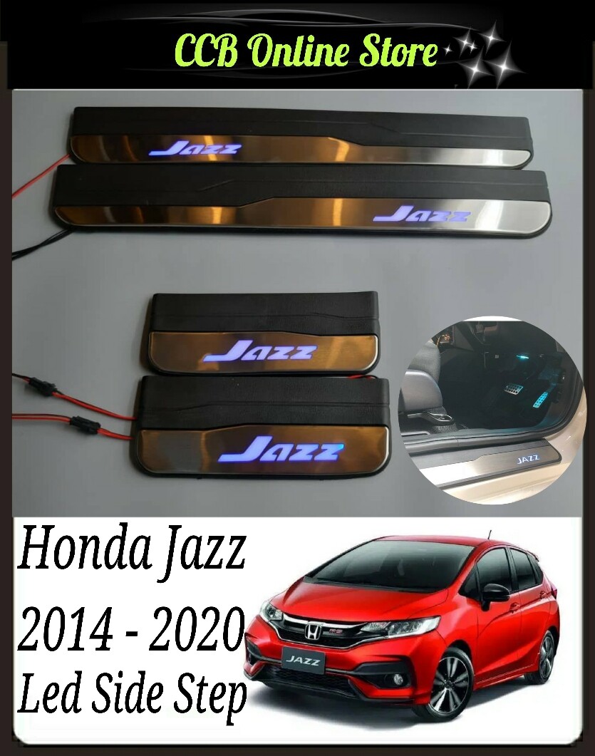 Honda Jazz GK5 2014 - 2021 Side Steel Plate/Door Side Step With Led ...