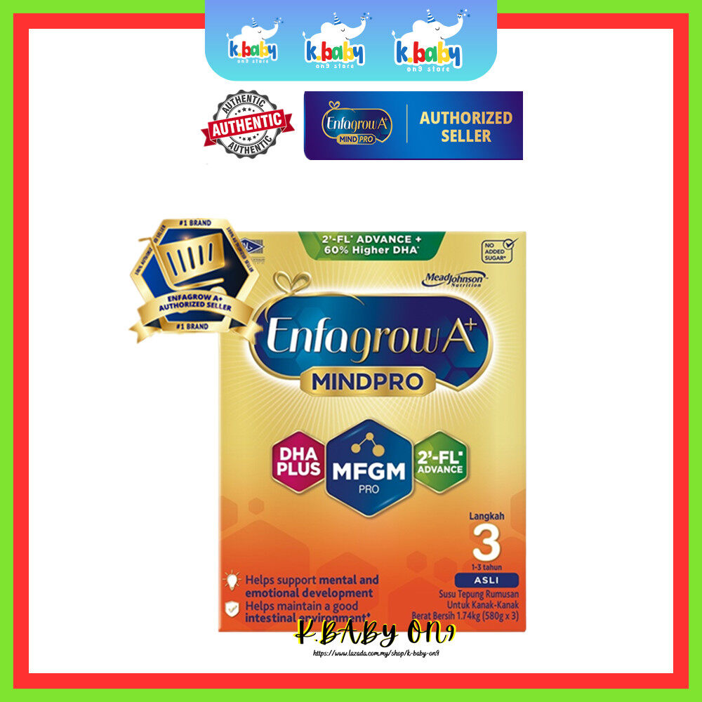 Enfagrow A+ MindPro Step 3 Original / Vanilla-1.74kg (Milk Formula ...