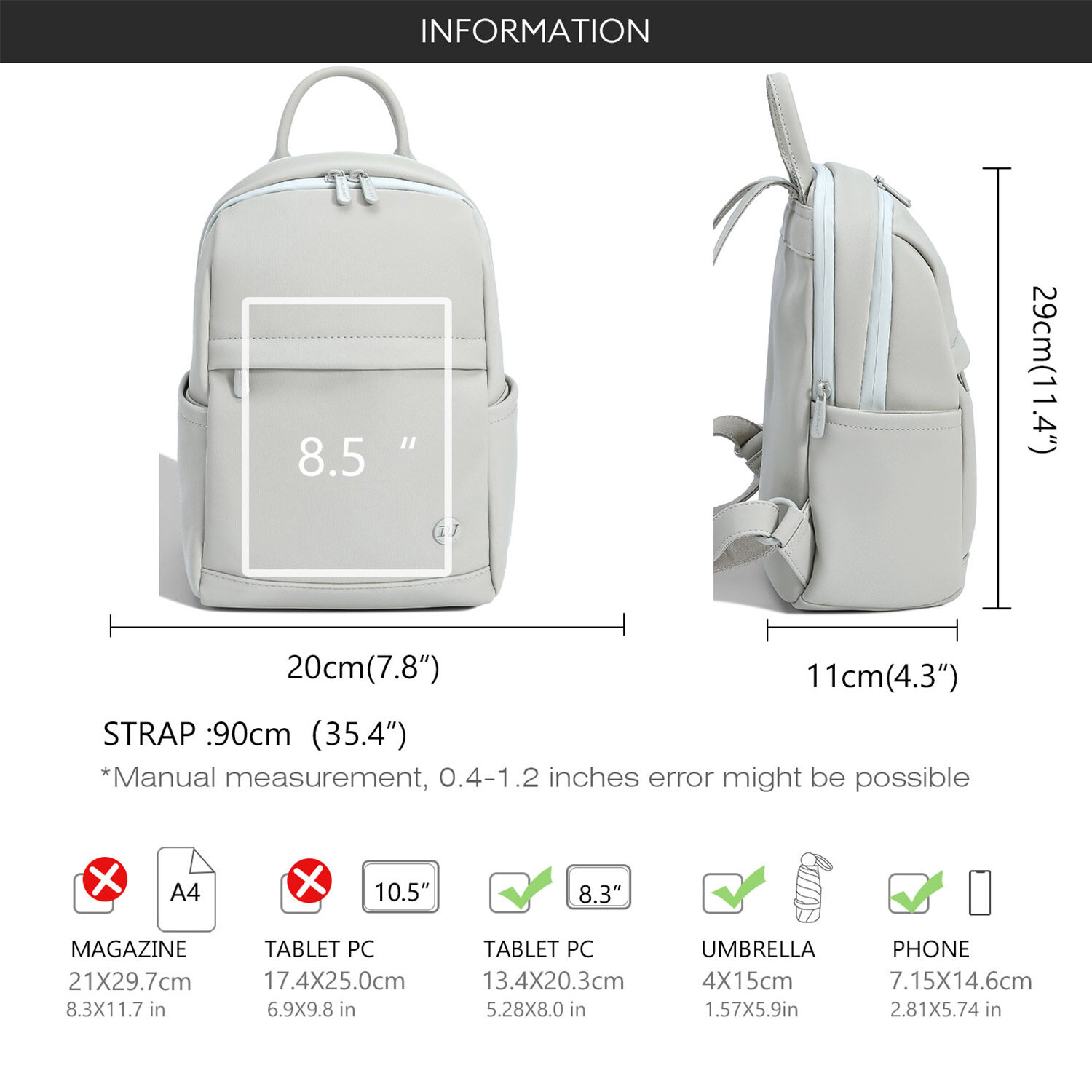 David jones Paris backpack for women pack bag back pack bag mini ...