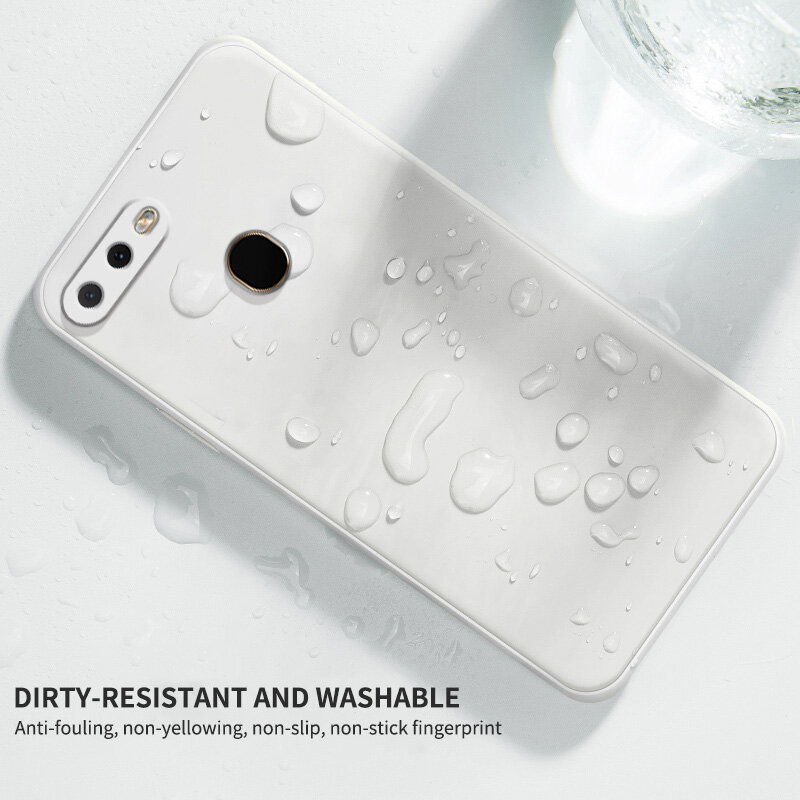 QAWSEDR สำหรับ OPPO A5S A12 A7 2018 A11K F9 Pro Carema ป้องกันสแควร์ตรง ...