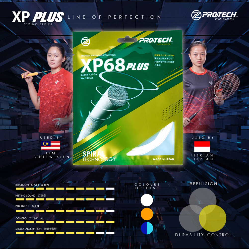 PROTECH Badminton Racket - Magic T5 (4UG2)(MAX 32LBS)(FREE String ...