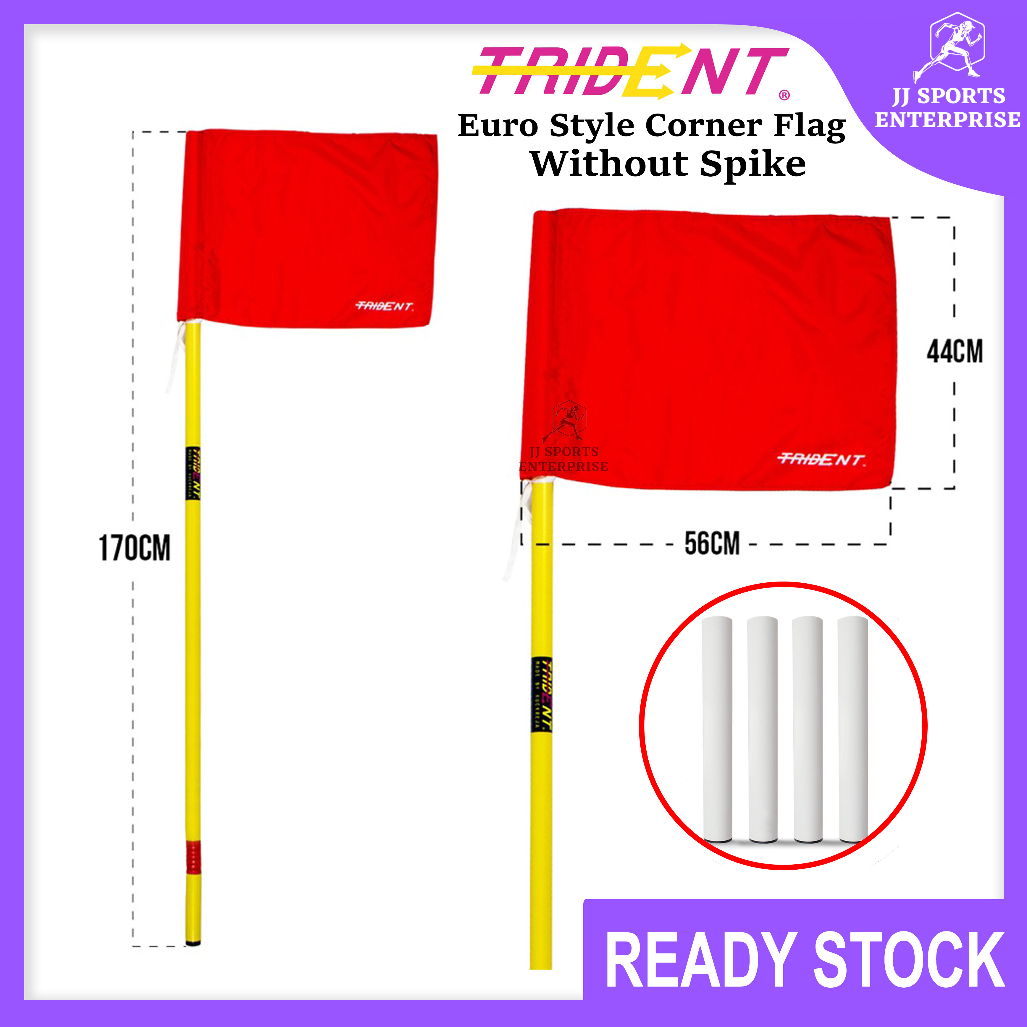Trident Euro Style Corner Flag without Spike Football Corner Flag ...