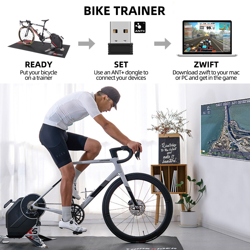 ThinkRider ANT + พัดลมUSB Enhancedเครื่องรับส่งสัญญาณใช้งานร่วมกับ ...