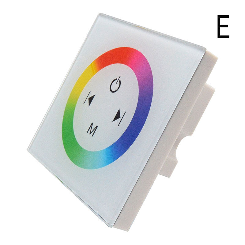 Dc 12v-24v Touch Panel Led Lights Dimmer Smart Controller Wall Mounted ...