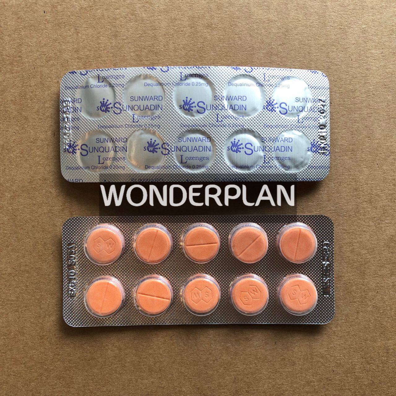 Wonder Plan Sunward Sunquadin Lozenges 10s 1 Strip | Lazada