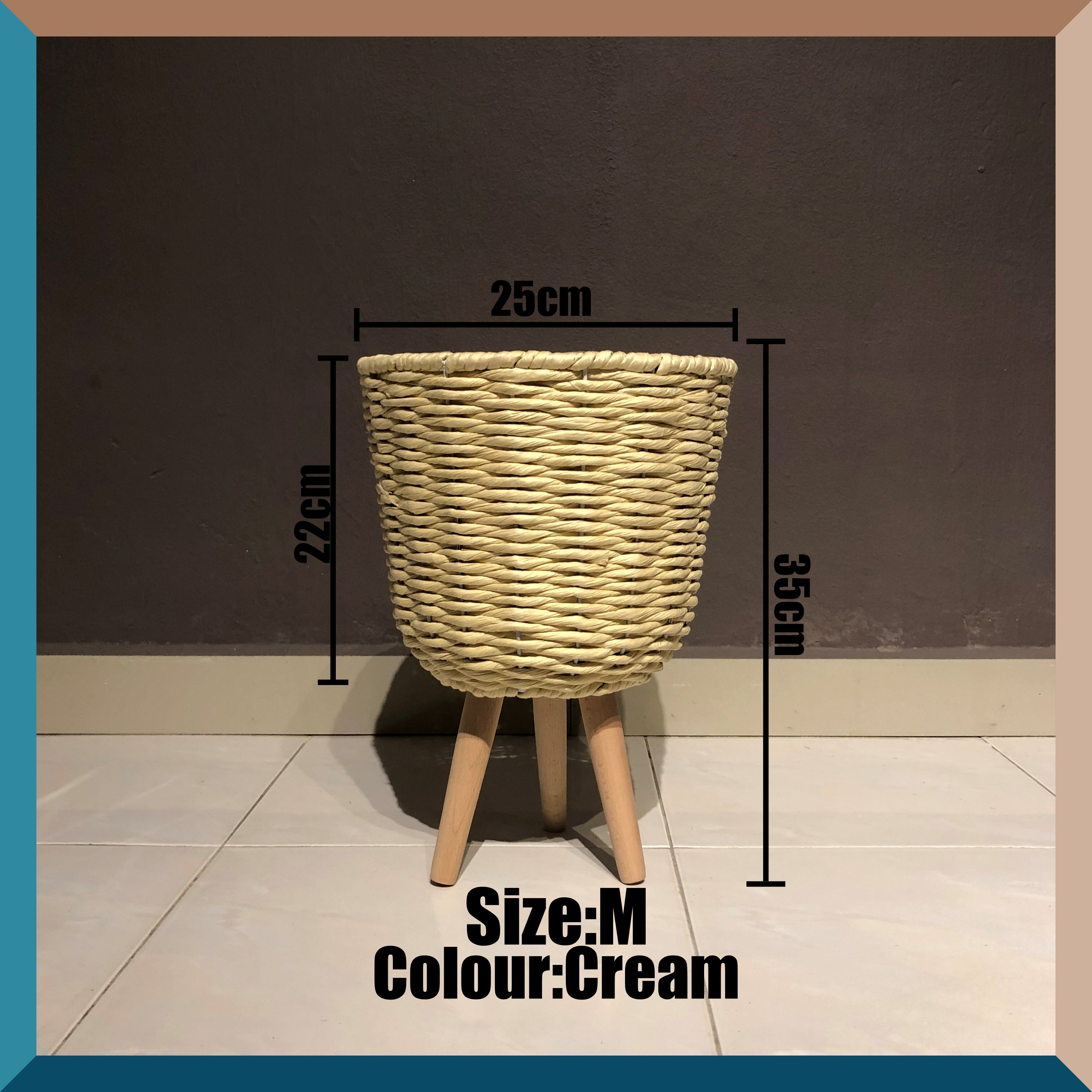 🔥READY STOCK🔥Bakul Rotan🔥Pasu Pokok Bunga Rotan Rattan Bakul Artificial ...