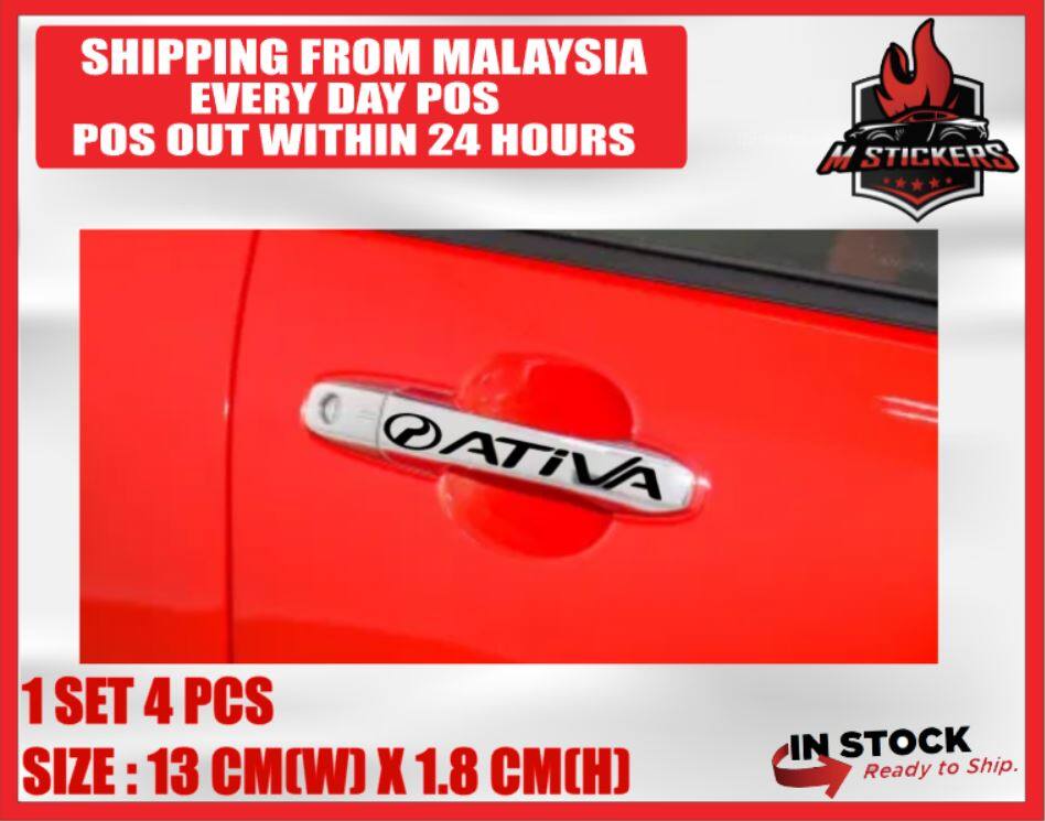 PERODUA ATIVA HANDLE SIDE MIRROR CAR STICKER CERMIN KERETA | Lazada