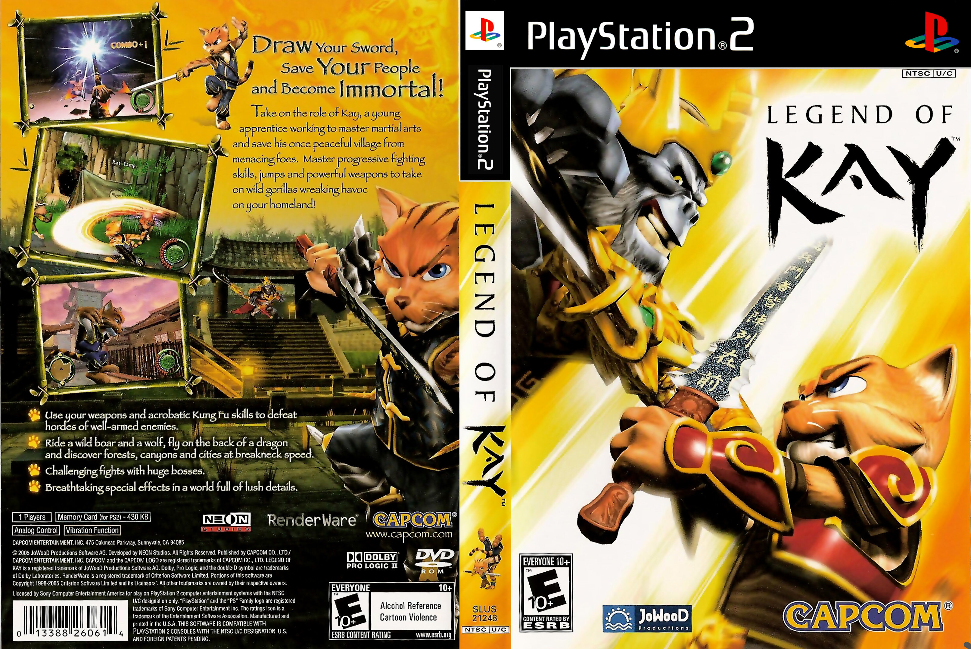 PS2 legend of kay (Dvd Game) | Lazada