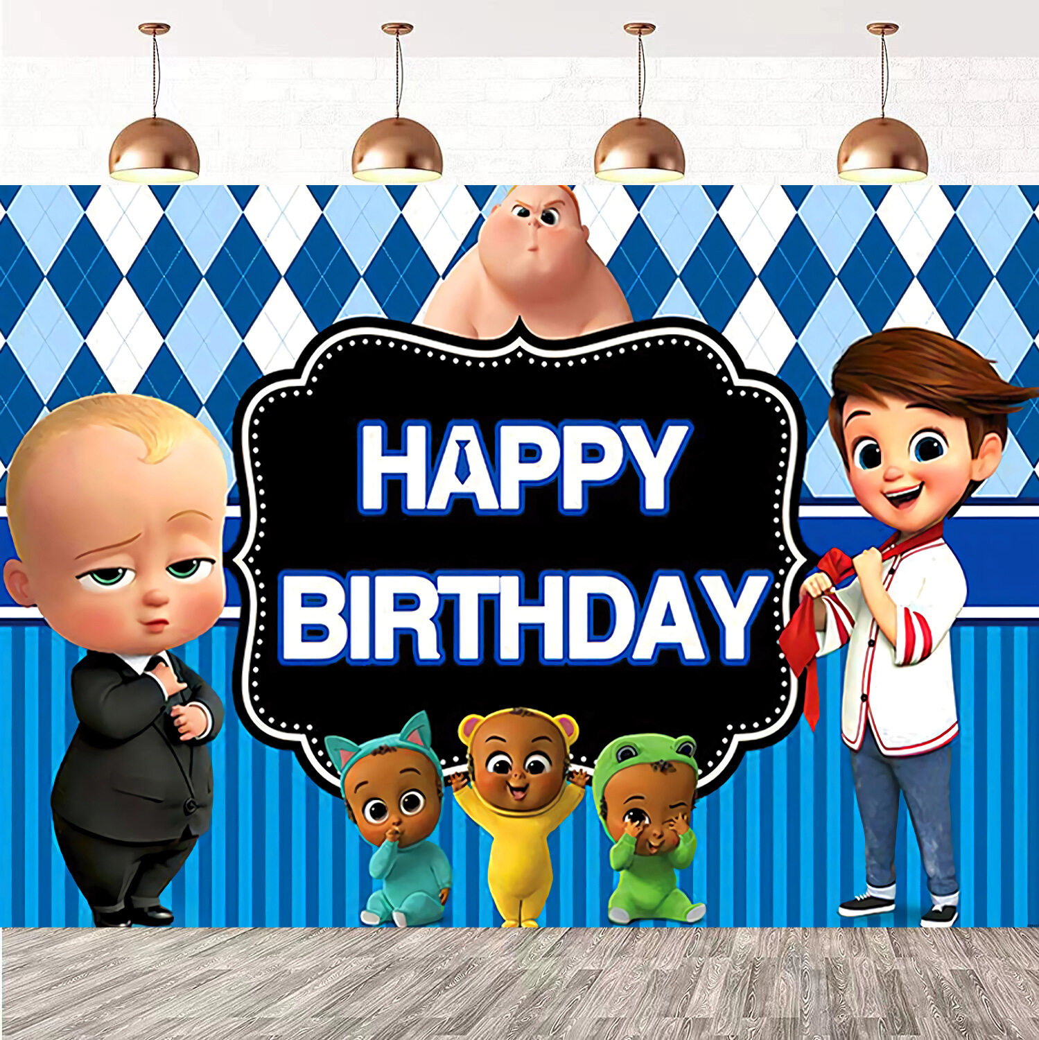 7x5ft Boy Boss Photography Background for Baby Boss Theme Birthday ...