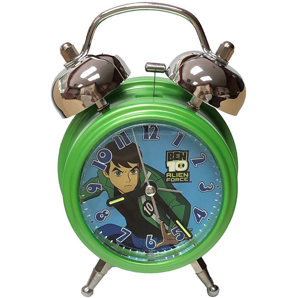 Ben 10 Alarm Clock Twin Bell Loud Alarm BTTC74-01 Light Green | Lazada