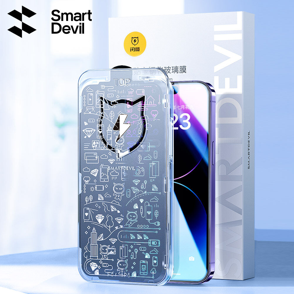 SmartDevil Corning Glass Tempered Glass Film For iPhone 15 Pro Max ...