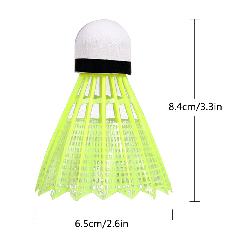 Yoomee 6Pcs Shuttlecocks Durable Plastic Badminton Shuttlecocks Indoor ...