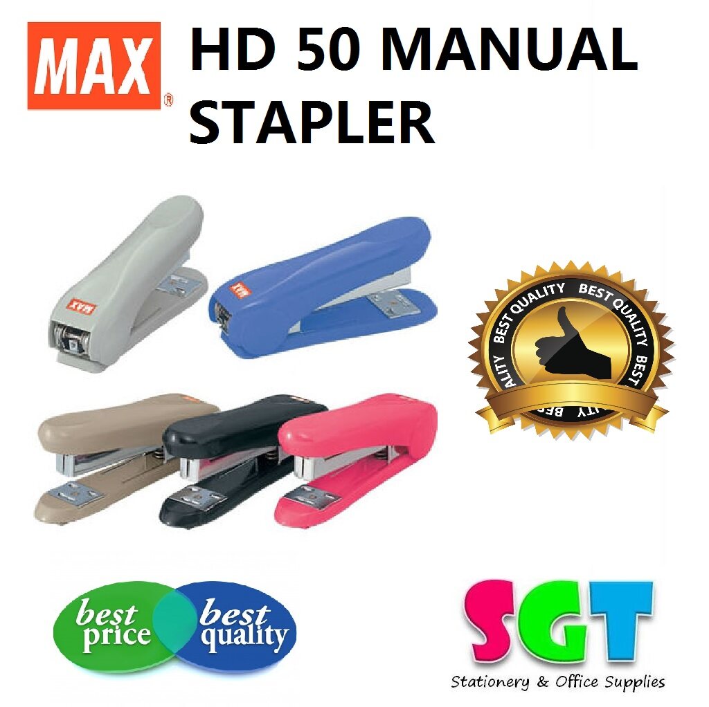MAX STAPLER HD-50 FOR 26/6 AND 24/6 (30 SHEETS), 59% OFF