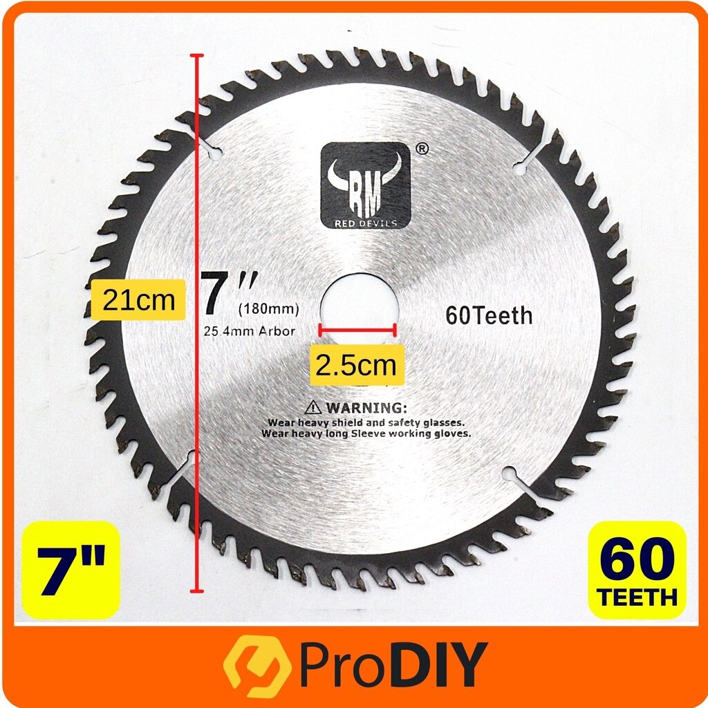 7 Circular Saw Blade 40T 60T 80T ( 180mm ) | Lazada