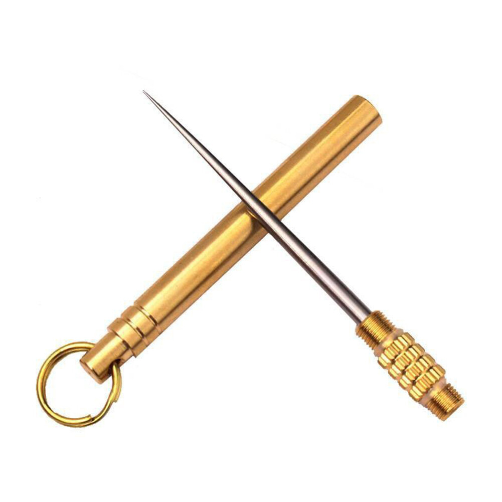 Hittime Multi-Purpose Titanium Outdoor EDC ขวดไม้จิ้มฟันแบบพกพาส้อม ...