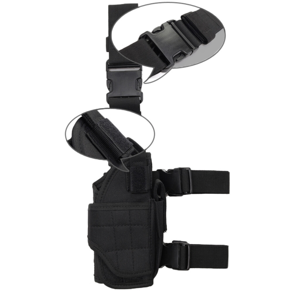 Hittime Universal Tactical Molle Leg Holster Right Handed Tactical TBag ...