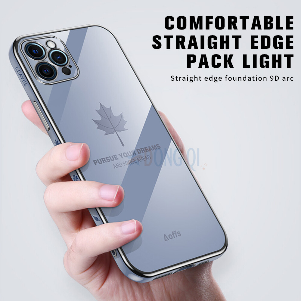 DongQi Maple Leaf 6D ชุบกรณีสำหรับ Huawei Nova 8i Nova 7i Nova 7SE Nova ...