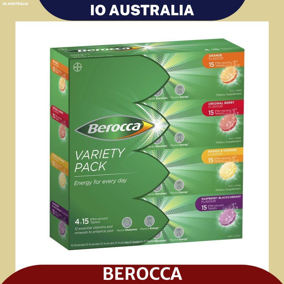Berocca Performance FOUR Flavours Limited Edition 60 Pack Exclusive ...