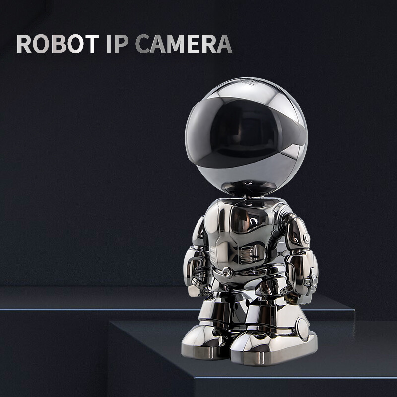 2MP 1080P IP Camera Wireless Home Security Robot Camera Two-way Audio ...