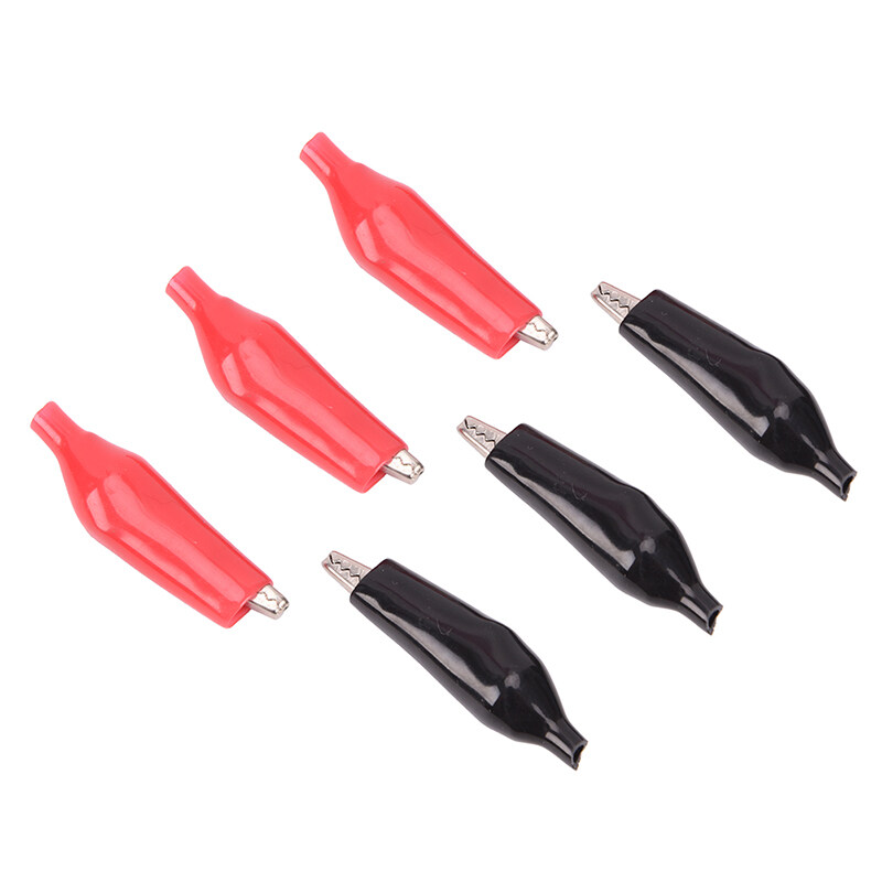 Sporter 10pcs small insulation boot metal alligator clip electric test ...