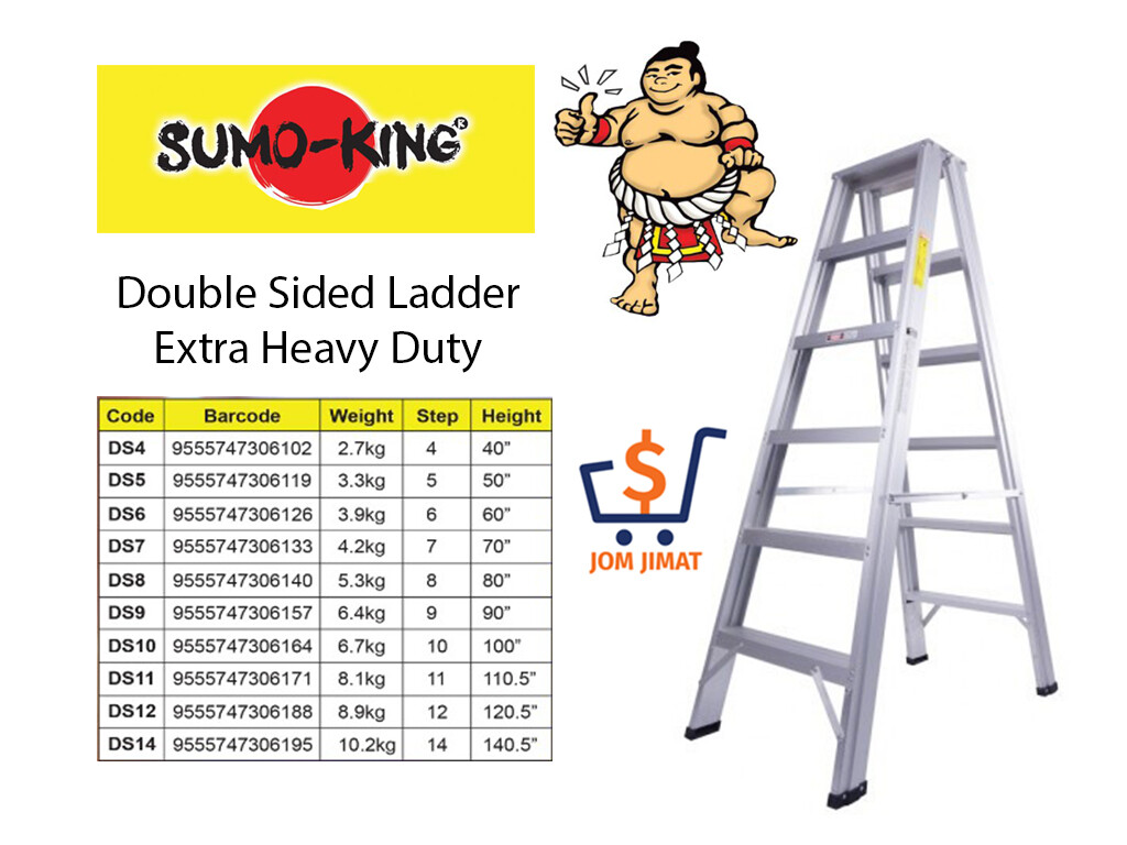 Sumo King Aluminium Double Sided Ladder | Lazada