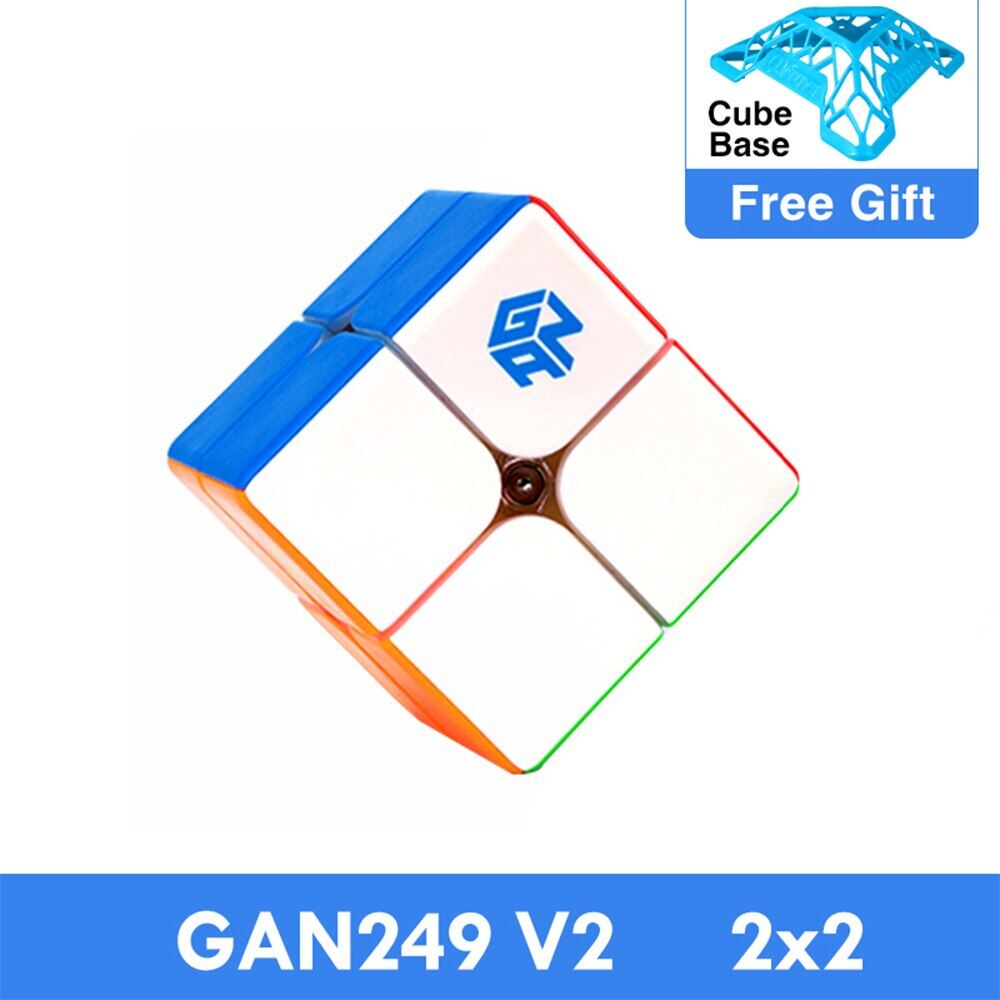 รูบิค Gan249 V2 2X2x2,รูบิคมหัศจรรย์ GAN251M Air 2 × 2ของเล่นปริศนาความ ...
