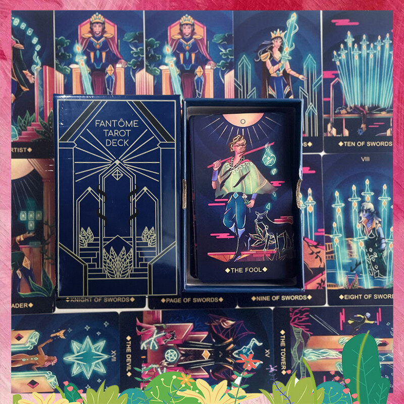 ไพ่ทาโรต์พร้อมกล่อง Fantome Tarot with Carton | ขนาดใหญ่12*7ซม. | เกม ...