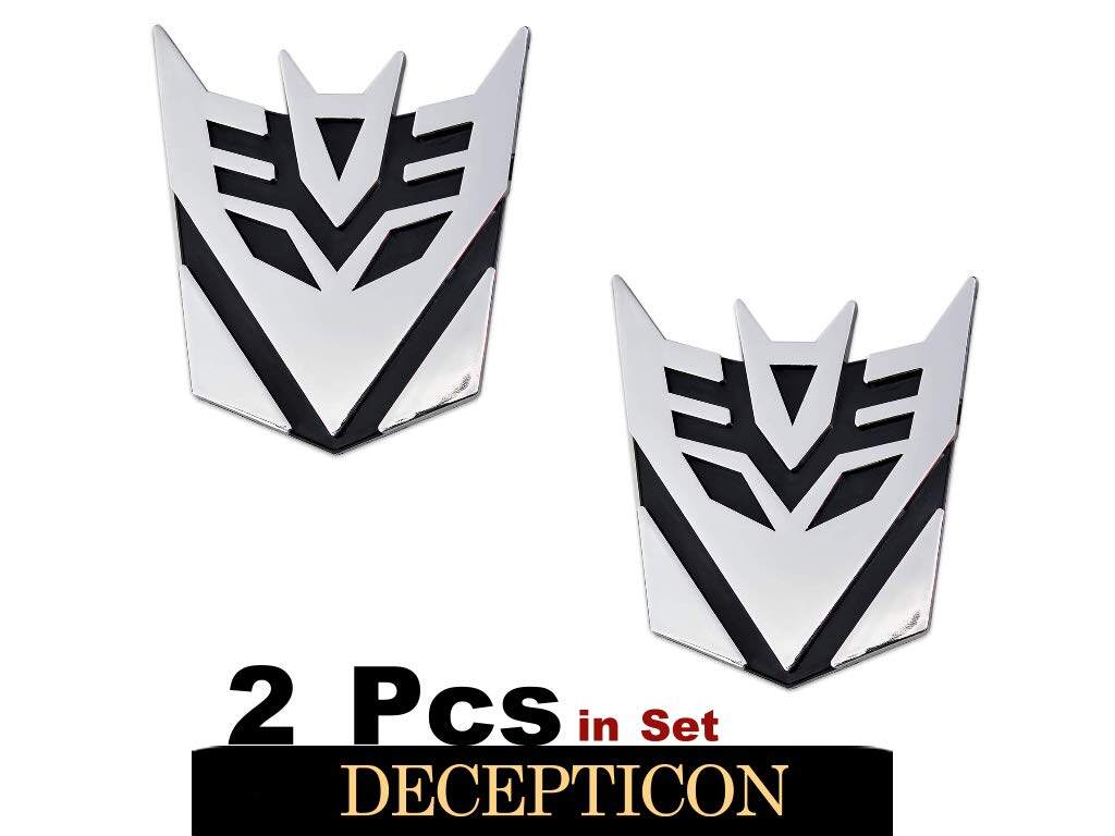 Transformers Decepticon Emblem Sticker for Cars 2pcs in Set - 3" Tall ...