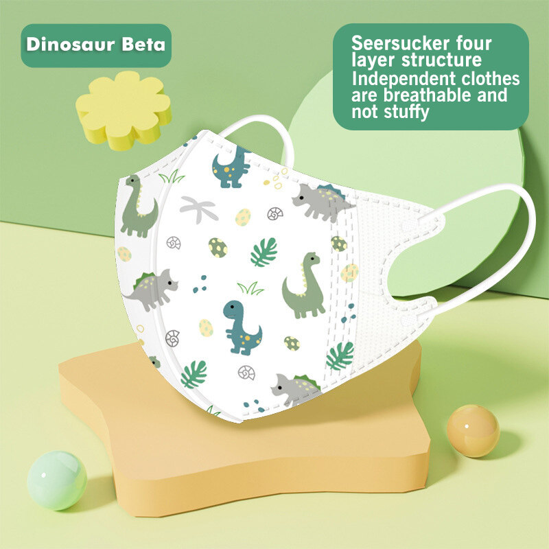 [Individual Package][For Kids] BT 50PCS Widen Ear Rope KN95 Face Mask ...