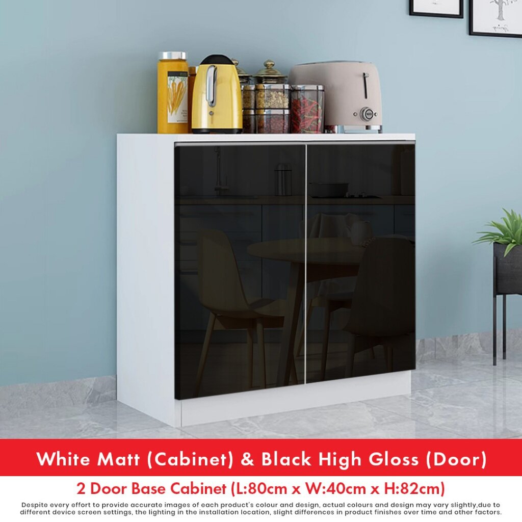 NETHOME: High Gloss Kitchen Cabinet with Waterproof Surface /Kitchen ...