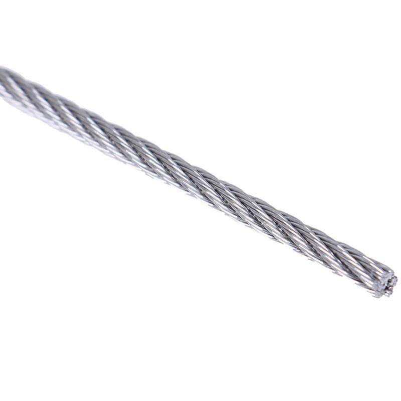 MUXI 5m 304 stainless steel soft wire rope soft fishing lifting cable ...