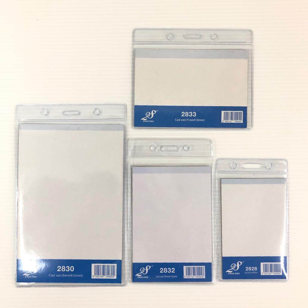 East File PVC Name Badge 4 Size 10pcs | Lazada