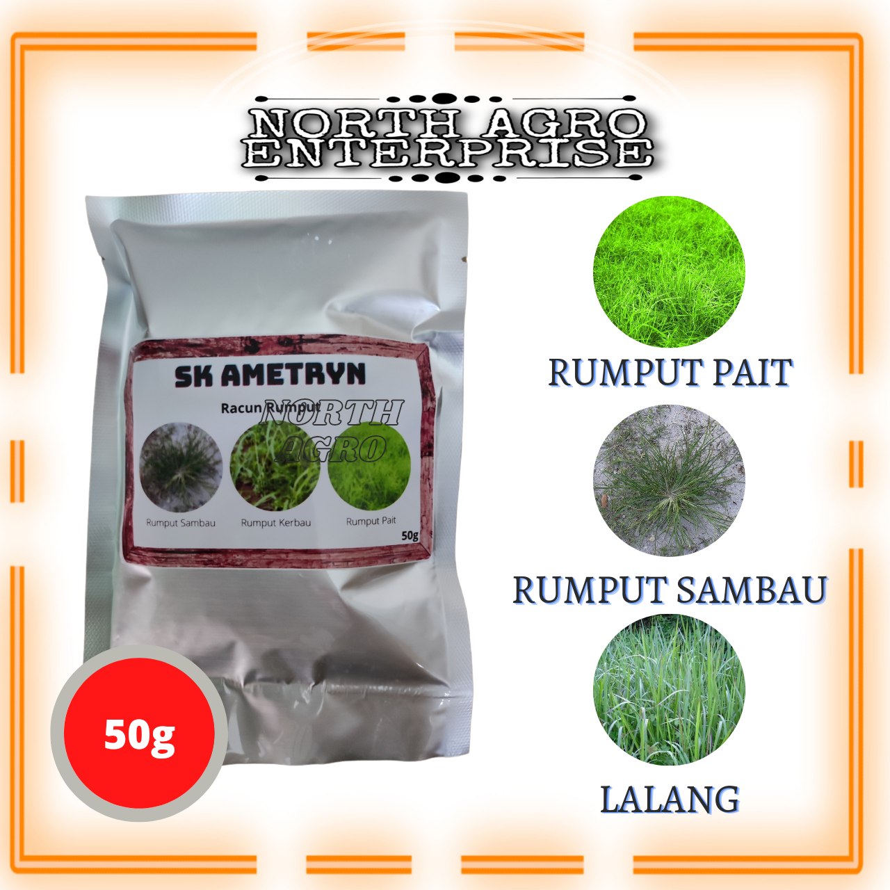 SK Ametryn Racun Rumput Sambau (lebih power berbanding Kensapax, Amfine ...