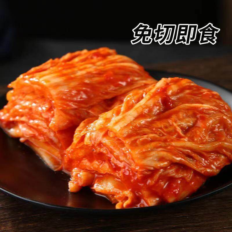 韩国泡菜Korean kimchi authentic spicy cabbage Korean handmade cut-free bag ...