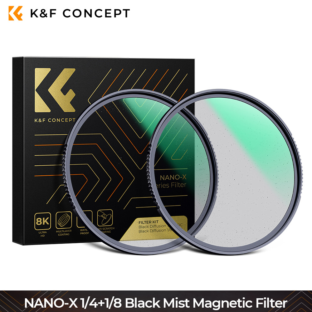 K&F CONCEPT Nano-X 1/4+1/8 Black Mist Filter 2PCS Filters Set | Lazada ...