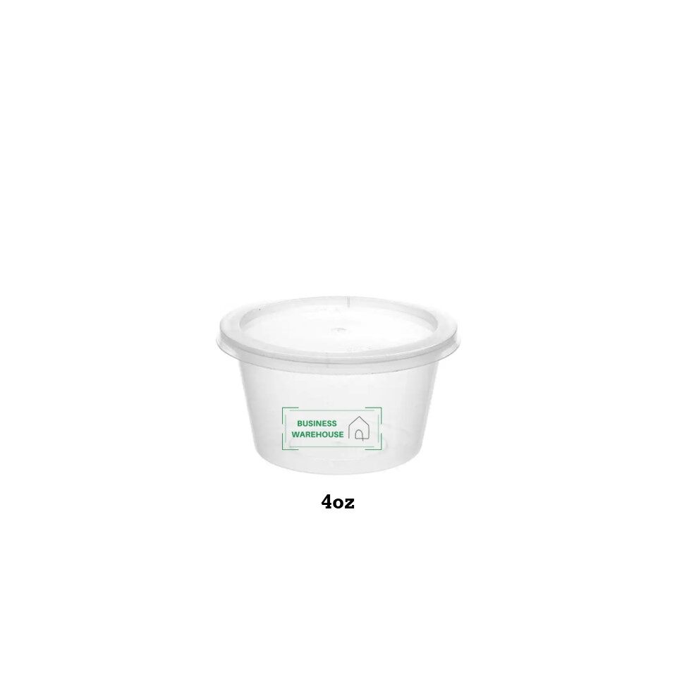 【100 PCS】TEKA 4OZ / 8OZ PP ROUND CONTAINER / BEKAS JELI DAN BEKAS DADIH ...