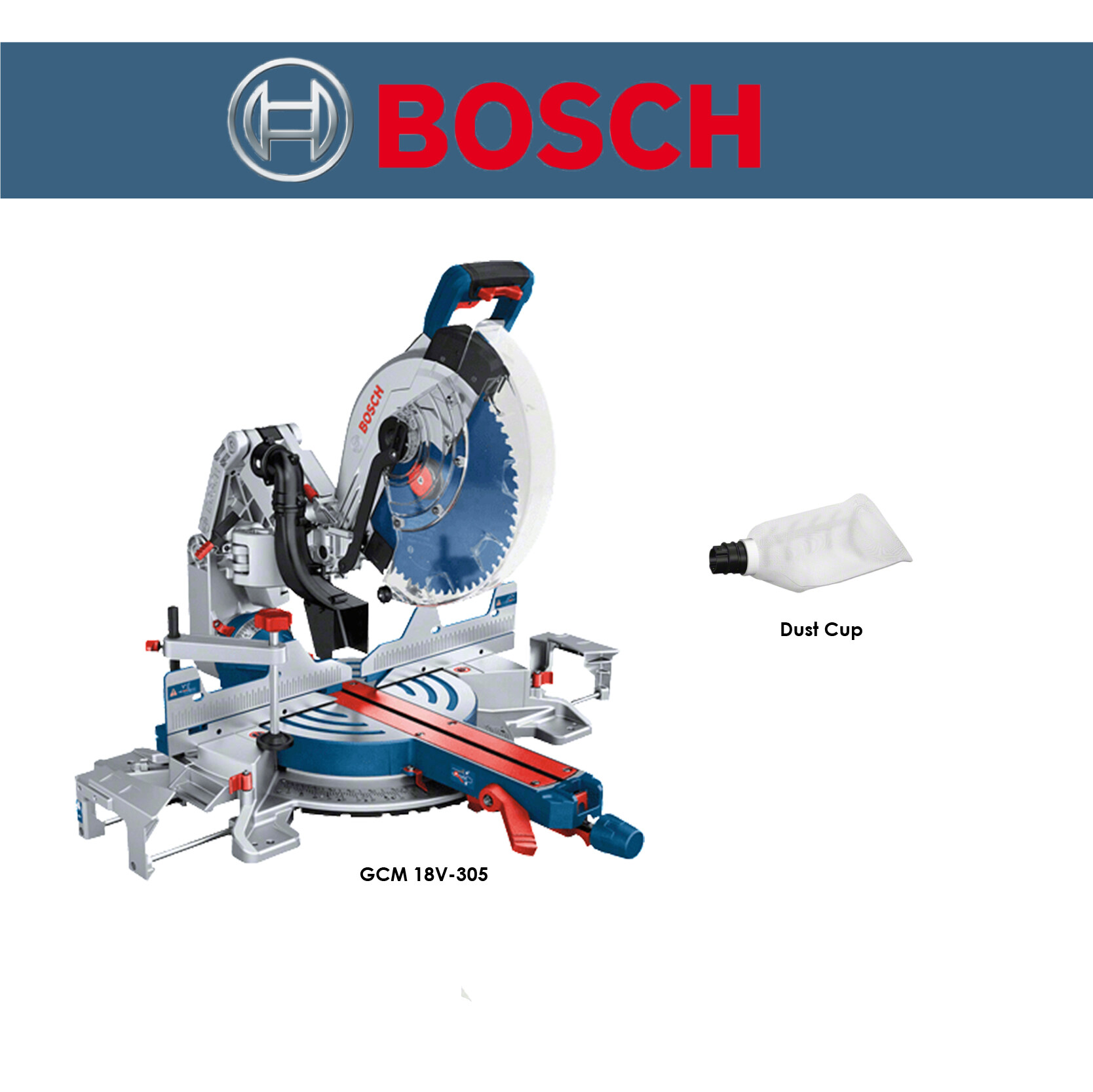 Bosch Gcm 18v 305 Gdc Professional Cordless Mitre Saw With Biturbo