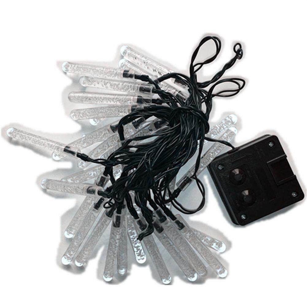 XQ 20LED Christmas String Lamp Waterproof Solar Bubble Column String ...
