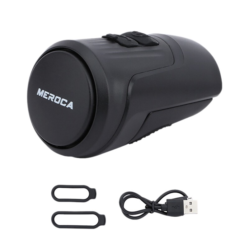 MEROCA Bicycle Bell Waterproof Loud Cycling Electric Horn 125 Db Bike ...