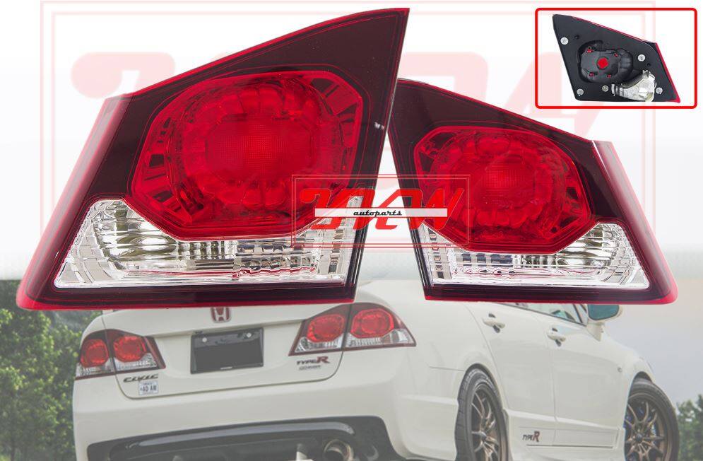 Honda Civic FD FD1 FD2 SNB SNL 2009-2011 Facelift Bonnet Tail Lamp Lights Lampu Belakang Bonnet ...