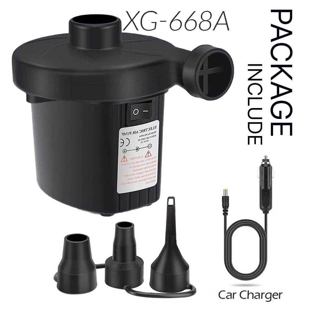 [LazChoice] HT-196 PORTABLE ELECTRIC AC AIR INFLATION PUMP INFLATE DEFLATE FOR POOL BED MATTRESS ...