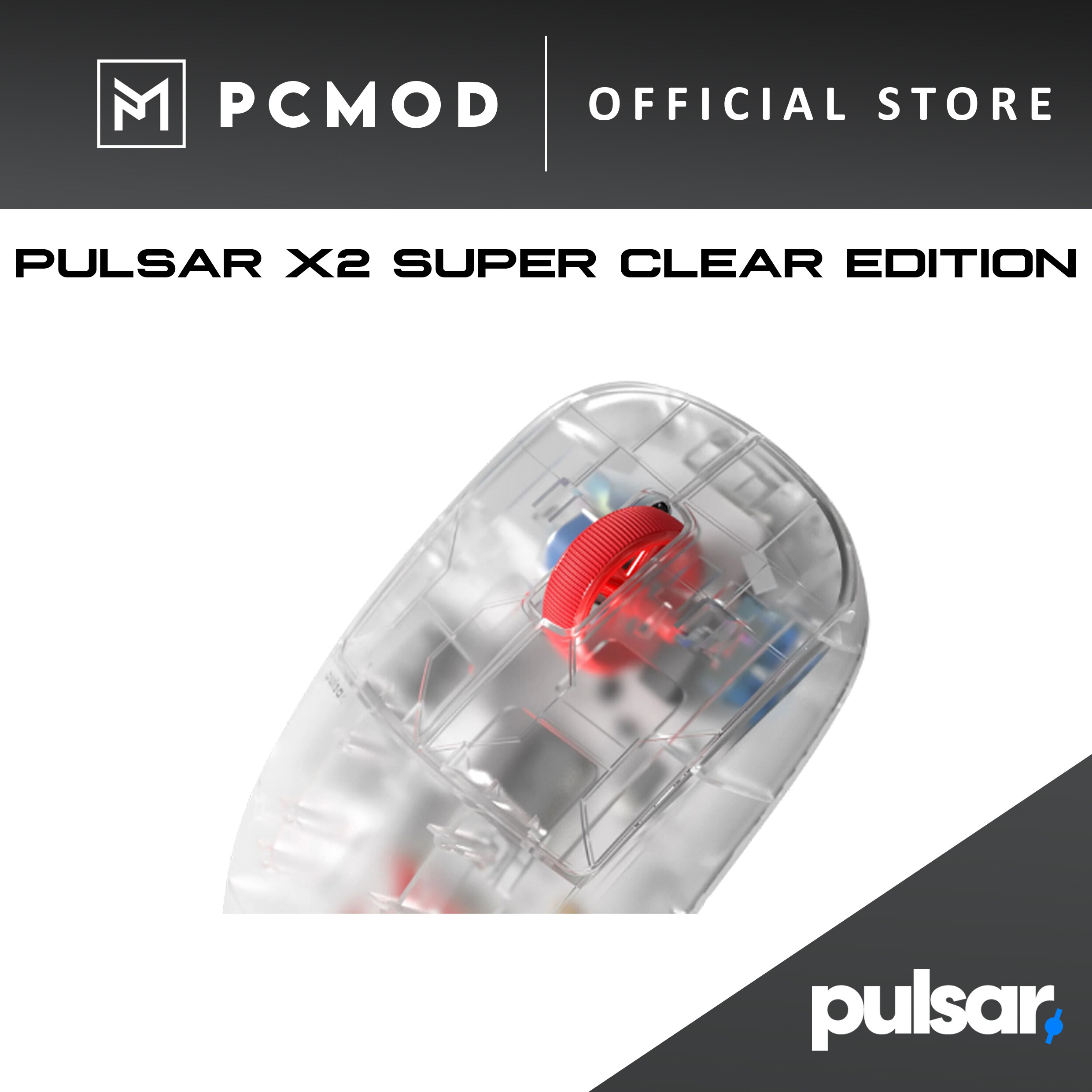 Pulsar X2 [Super Clear Edition] Wireless Gaming Mouse | Limited Edition ...