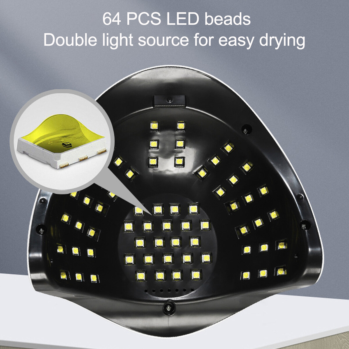 248W 64 LED Touch Control Professional UV ไดร์เป่าเล็บเจลเครื่องอบเล็บ ...