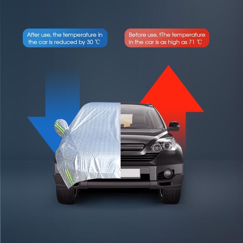 Car Covers Waterproof SUV Auto Sun Proof Shade Reflective Strip Outdoor ...