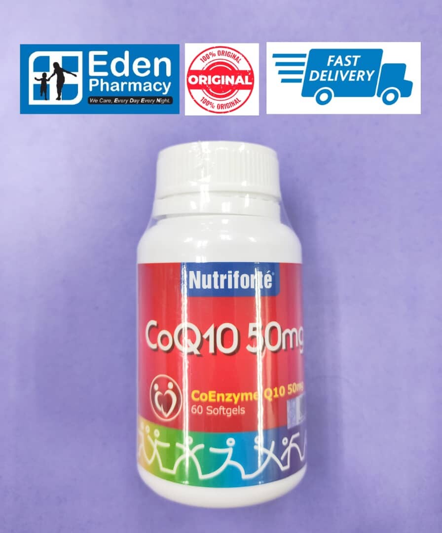 Nutriforte CoQ10 50mg Coenzyme ( 60's ) | Lazada