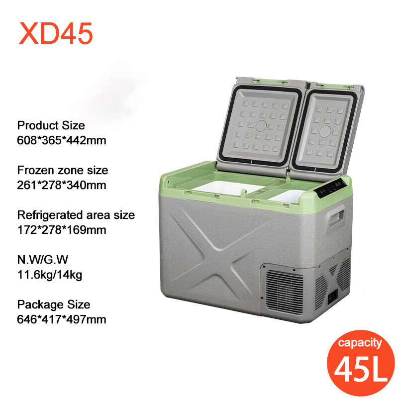 Alpicool fridge XD55 XD45 XD35 Mini Compressor Refrigerator Small ...