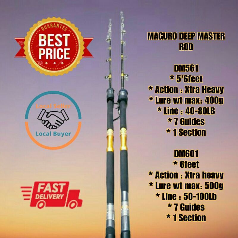 MAGURO DEEP MASTER ROD | Lazada